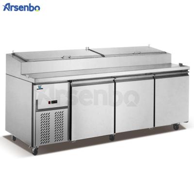 中国 反対のより涼しいコマーシャルの下で安定した210W SS304商業Worktopのフリーザー 販売のため