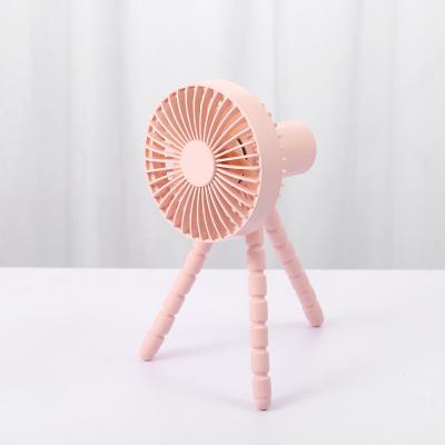 Cina Batteria portatile 1800mah Mini Portable Fan tenuto in mano del fan del treppiede flessibile in vendita