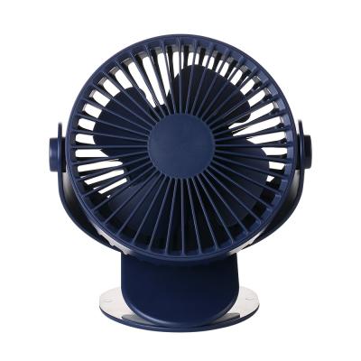 Cina Un mini USB fan girante portatile ricaricabile da 360 gradi di 5 Vane Desk Clip On Fan in vendita