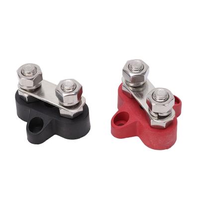 China Busbar Terminal Block Power Stud Battery Junction DC 12V 24V M6 M8 Positief Negatief Te koop