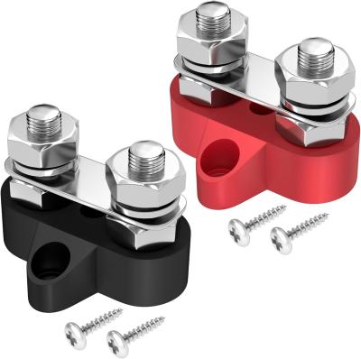 China Busbar Terminal Block Power Stud Battery Junction DC 12V 24V M6 M8 Positief Negatief Te koop