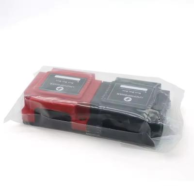 Chine Charge lourde 400A 48V Bar de bus Bloc de distribution d'alimentation de la barre de bus au sol Boîte de bus 400A Bar de bus positive et négative Rouge Noir 8*M10 à vendre