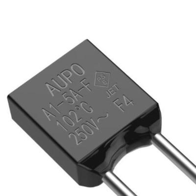 중국 변압기 5A 열 퓨즈 링크 84℃ 102℃ 130℃ 160℃ AUPO 250V 5A 온도 차단 판매용