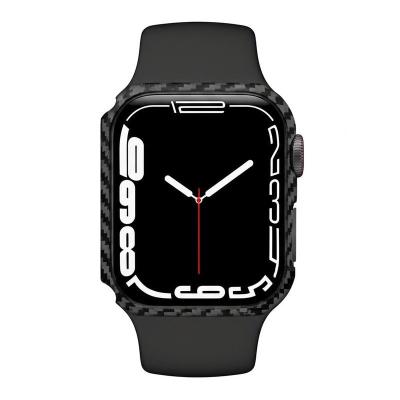 China Snap-on Closure Carbon Fiber Shockproof Apple Watch Case for Active Lifestyles and Ultimate Protection for sale