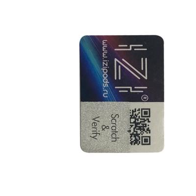 Chine Contrefaçon de label de boîte de cigarette de couche d'éraflure de label de Code QR de tabac anti à vendre