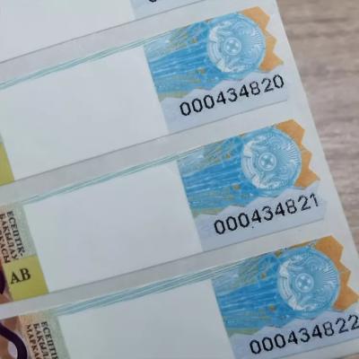 Chine Custom CMYK Security Label Stickers for Luxury Products Banknotes and Protection à vendre