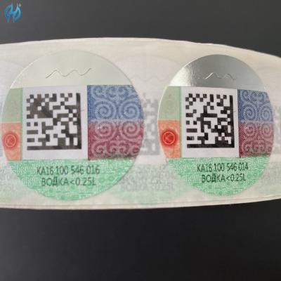 Китай Custom Holographic Label Offset Printed Permanent Adhesive Glossy/Matt Finish продается