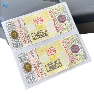 China Customized Offset Silk Screen Security Seal Stickers For Enhanced Protection en venta