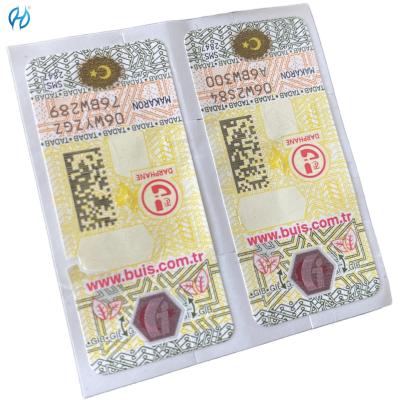 China Customized Offset Silk Screen Security Seal Stickers For Enhanced Protection en venta