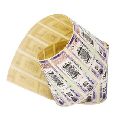 China Professional Security Label Stickers With Offset Silk Screen Digital Printing en venta