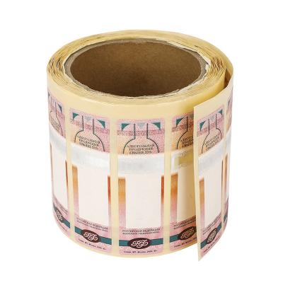 China Customized CMYK Security Label Stickers Die Cut Sheet/Roll Paper/Vinyl/PET Offset/Silk Screen/Digital en venta