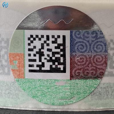 중국 Security Paper Adhesive Customized Tax Stamp For Cigarette Duty Promotion 판매용