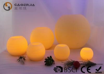Cina Candele principali senza fiamma a forma di palla con il materiale telecomandato della cera paraffinica in vendita