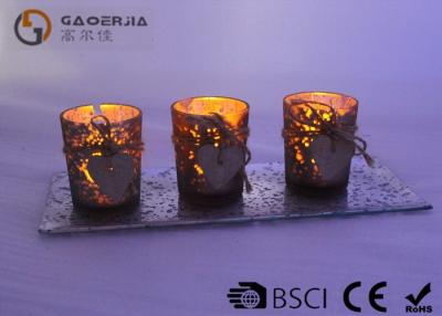 China Candeleros votivos de cobre amistosos de Eco con Tealight a prueba de calor en venta