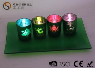Cina Un insieme di 4 supporti decorativi della luce del tè, supporti di candela votivi decorativi in vendita