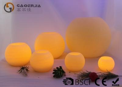 Cina Multi OEM/ODM principali senza fiamma a forma di palla rotondi di colore delle candele disponibile in vendita