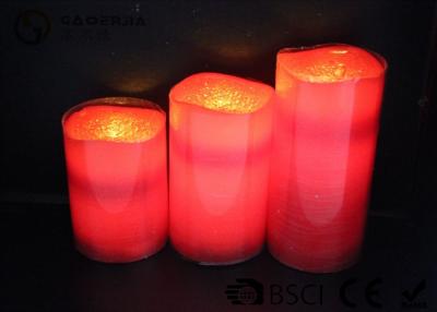 Cina Nessuna candela della fiamma con le batterie, la cera senza fiamma esamina in controluce il colore rosso in vendita