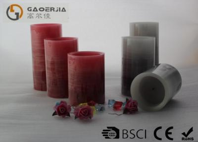 Cina Le candele a pile di colore dell'avorio, colonna senza fiamma esamina in controluce duraturo in vendita