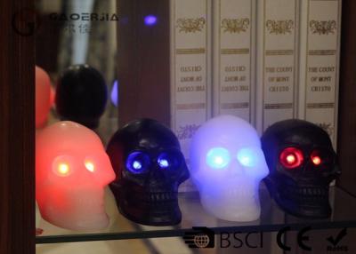 Cina La sicurezza a forma di cranio Halloween ha condotto le candele per la decorazione domestica 340g in vendita