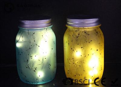 Cina La luce notturna decorativa del barattolo di muratore/le luci leggiadramente barattolo di muratore con il magnete commuta in vendita
