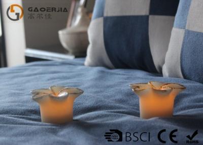 Cina Candele reali della cera LED di sicurezza di forma del fiore per la decorazione domestica RW-127 in vendita