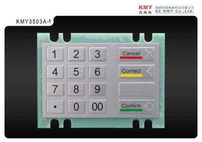 Cina Tastiera sicura Vandalproof della macchina di BANCOMAT del metallo dell'acciaio inossidabile IP65 per il chiosco di pagamento in vendita