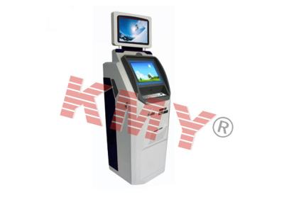 Chine Kiosque debout libre de l'information d'écran tactile d'acier inoxydable double pour le paiement de Bill à vendre