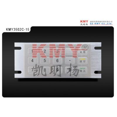 Cina 15 chiavi Metal il pannello RoHS/tastiera del metallo chiosco CE/del FCC della tastiera con l'interfaccia di USB in vendita