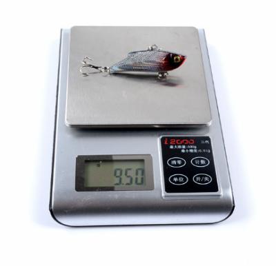 중국 3D 눈 단단한 VIB 낚시 유혹 10 색상 5.50cm/10g 8# 갈고리 판매용