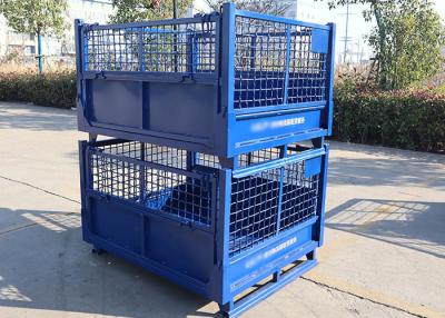 中国 反腐食の貯蔵の鋼鉄パレットは容器の開いたゲート半分のおりに入れる 販売のため