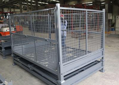 Cina Base d'acciaio solida di sollevamento accatastabile 1500kg della gabbia di stoccaggio del pallet del supporto in vendita