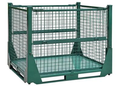 Cina Quattro hanno parteggiato contenitore saldato di Mesh Pallet Cage Industrial Stillages del cavo in vendita