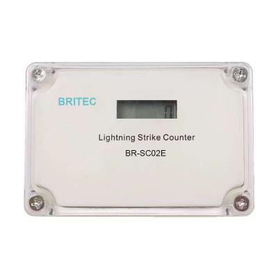 China BR-SC02M  0~999,999 Events Lighting Strike Counter Device Lightning Protection Mechanical lightning strike counter for sale