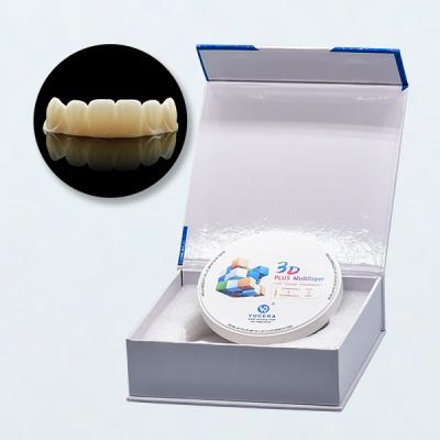 China Bloques de zirconia multicapa 3D Yucera para laboratorio y clínica dental CAD CAM en venta