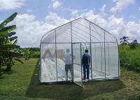 Quality UV Protection Small Polycarbonate Greenhouse Mini Tunnel Greenhouse With Rust Proof Frame for sale