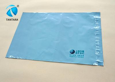 Cina Il corriere di plastica su misura della guarnizione autoadesiva insacca il nero bianco blu in vendita