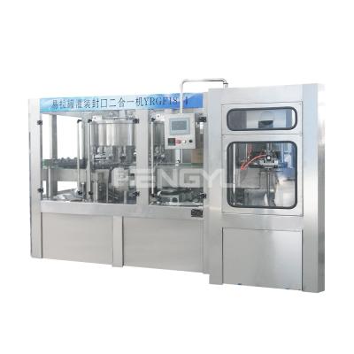 China Heng Yu Automatic Can Filling Machine for Carbonated Beverage / Soda Water / Juice Can Filling Machine Production Line Price for sale