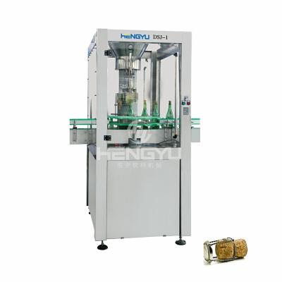China Hengyu Machinery Electric Wine Bottle Corker / Cork Capping Machine / champagne Cork Machine for sale