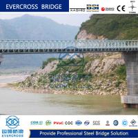 Quality Customized Steel Pedestrian Bridge Galvanized Footbridge For Parks Walkways for sale