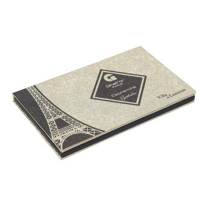 China Goldenes Straw Paper Empty Eyeshadow Palette 8 Farben recyclebar für Kosmetik zu verkaufen