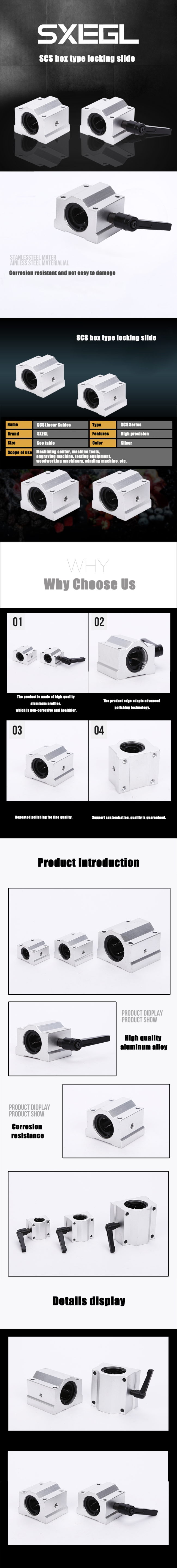 Aluminum Linear Motion Bearing Block in industrial application