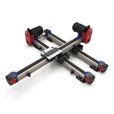 China Modular XYZ Linear Actuator Stroke 50mm-4000mm 3 Axis Linear Actuator CNC Gantry Robot Linear Module for sale