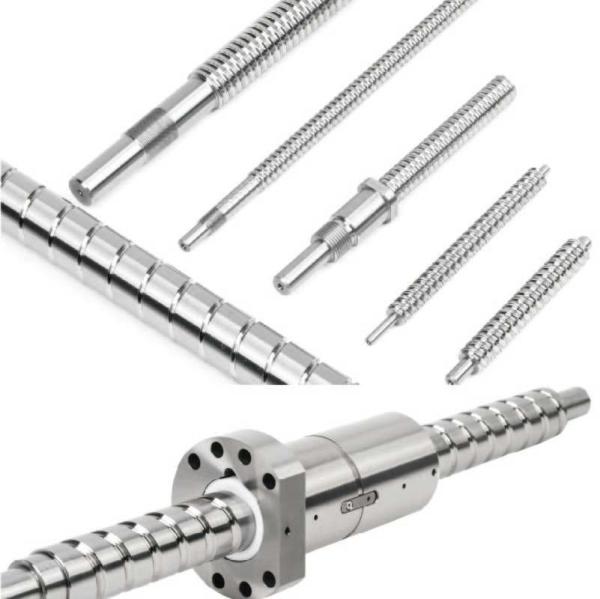 Quality S55C SCM420H High Precision Ball Screw 10mm - 160mm Ball Screw For CNC for sale