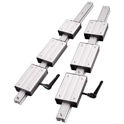 China Double Axis Linear Roller Rail SGR   SGB Linear Guide Rail High Efficiency Low Noise for sale