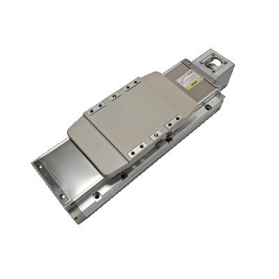 China High-Speed Response 200W Motor Output Timing Belt Linear Stage with 45N Rated Thrust and 25×5 Timing Belt for sale