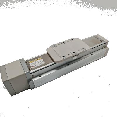China High-Speed Response 200W Motor Output Timing Belt Linear Stage with 45N Rated Thrust and 25×5 Timing Belt for sale