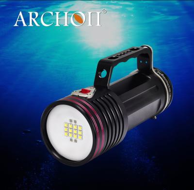 Cina Torcia ricaricabile rossa/di tuffo della luce UV WG76W 6500 lumi con l'angolo d'apertura 120° in vendita