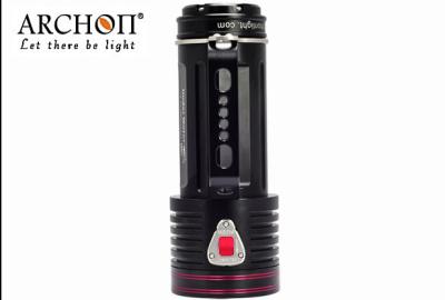 中国 赤く、紫外線が付いているアルコーン WG76W のダイビングの懐中電燈の Umbilicial シリーズ水中ビデオ ライト 販売のため