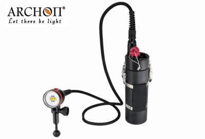 Cina Arconte WH166 6500 lumi di multi di funzione torcia di immersione subacquea con luce UV rossa e in vendita