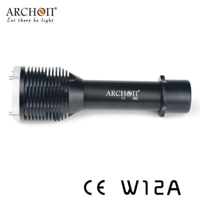 Cina Torcia di immersione subacquea dell'alluminio W12A LED del grado degli aerei 650 lumi con le batterie AA in vendita